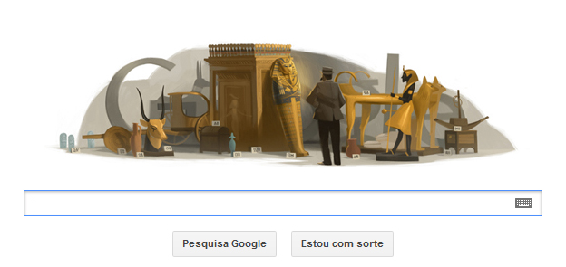 Doodle de hoje: Homenagem à Howard Carter – Adri Bordin